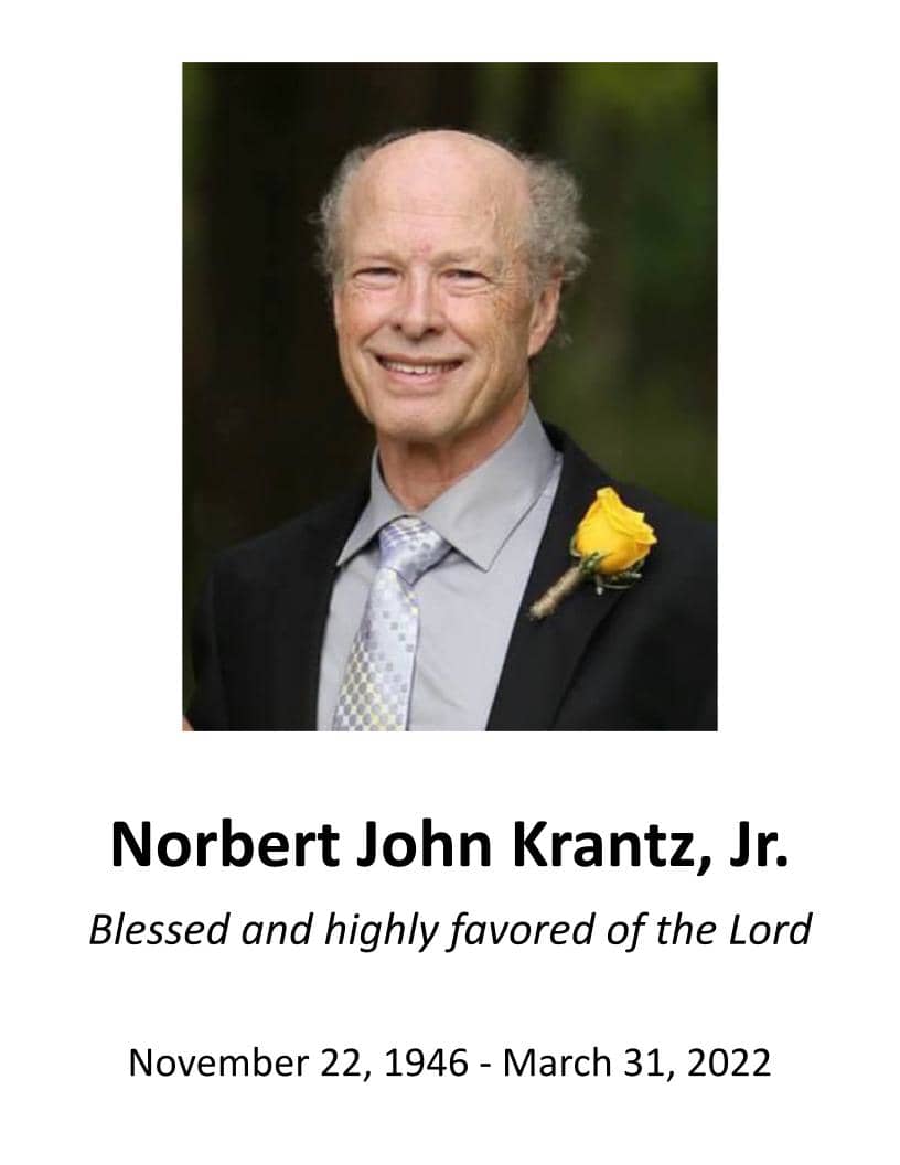 Memorial Service - Mr. Norbert J. Krantz Jr. on Vimeo