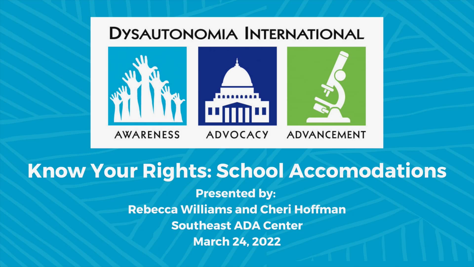 Know Your Rights: School Accomodations on Vimeo