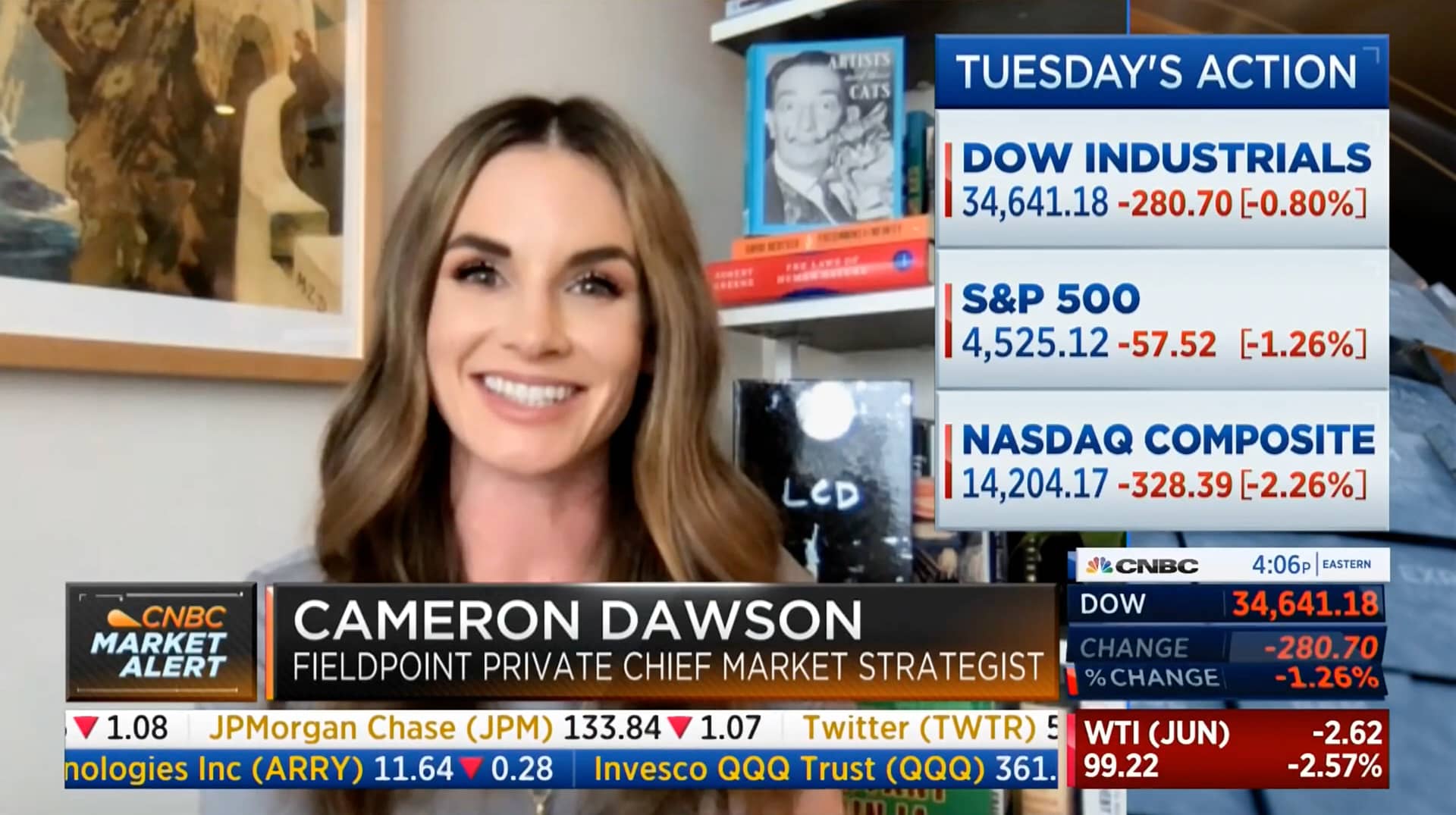 Cameron Dawson on CNBC 4:05pm on Vimeo