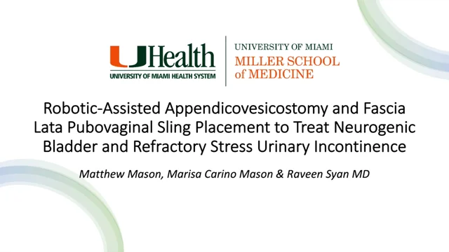 Appendicovesicostomy