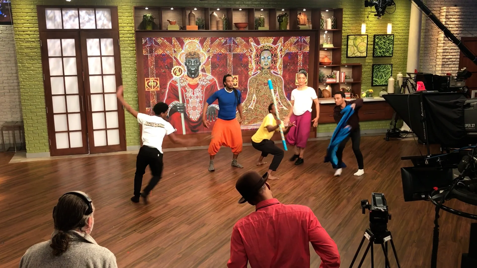 “The Chew” rehearsal Phillip Obediah Wright Creative director ...