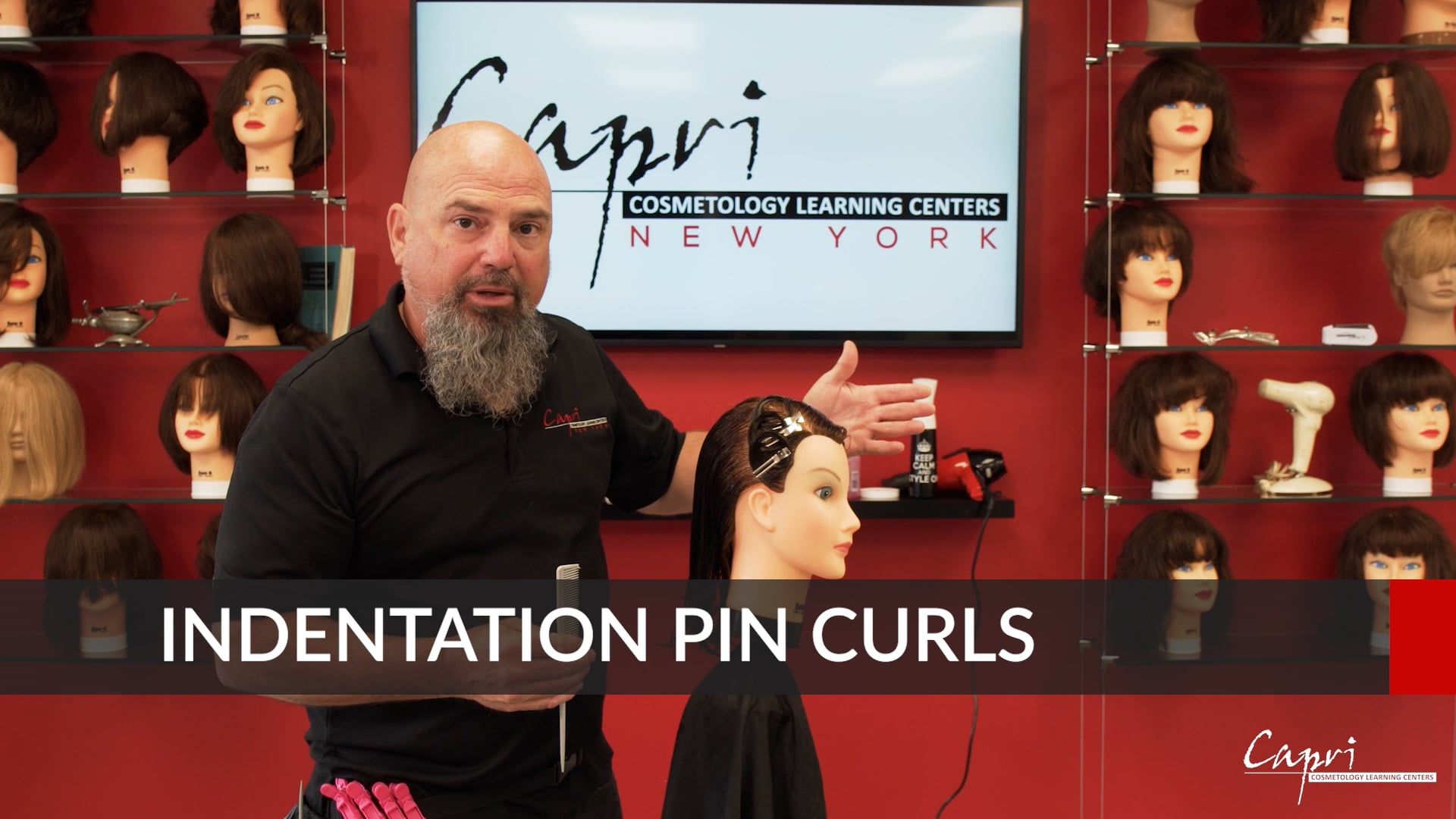 Capri Basics | Flat, Indentation, Volume Pin Curls | Videos & Movies on ...