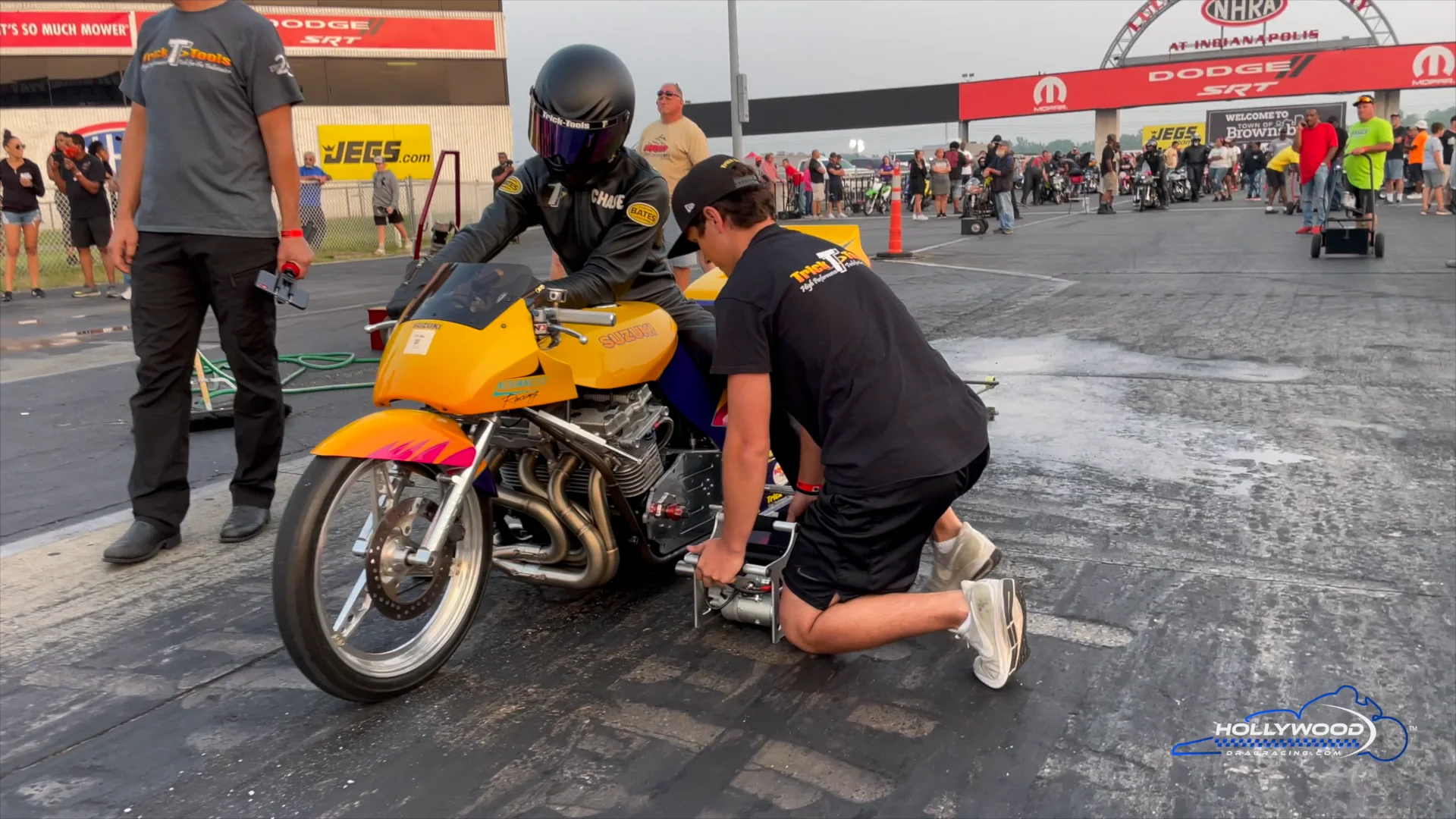 Trick Tools Drag Bike Starter - Man Cup Drag Racing Series Official Sponsor