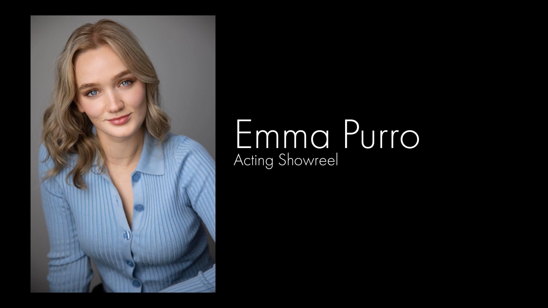 Emma Purro - Showreel on Vimeo