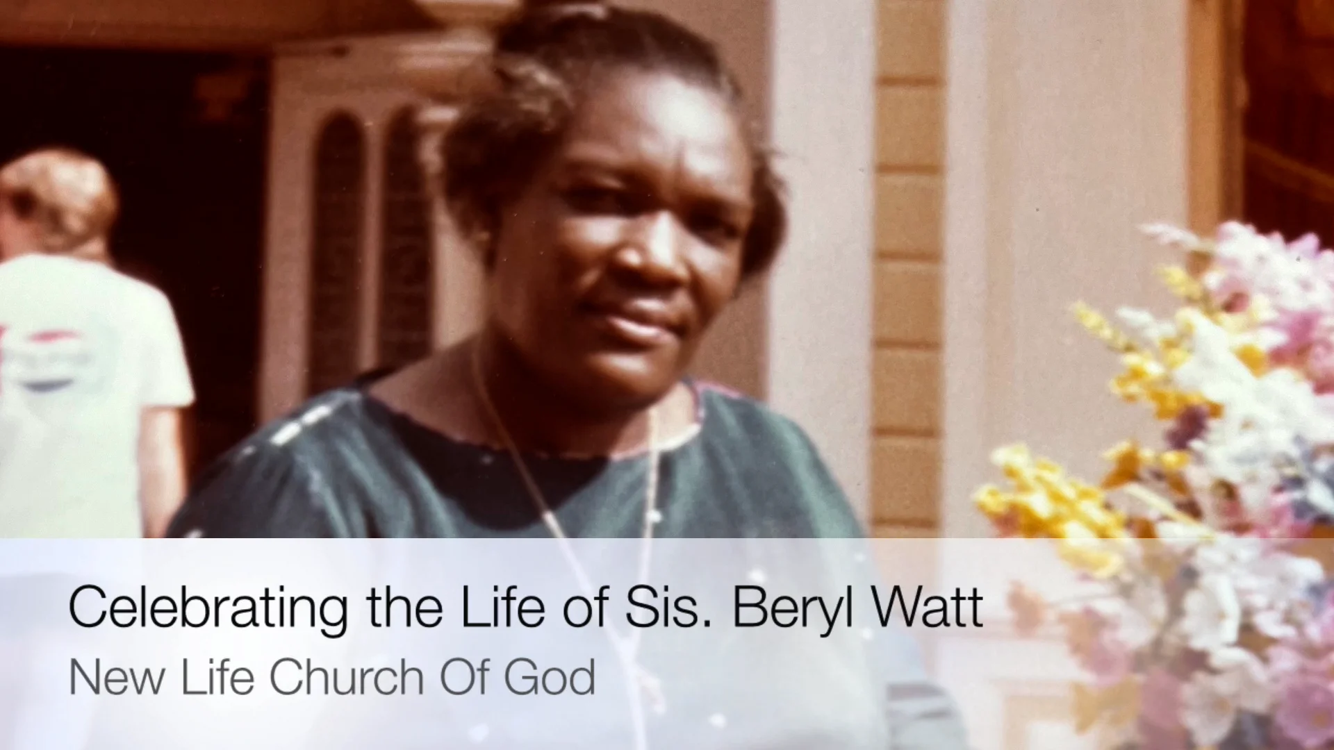 Celebration of the life of Beryl Watt on Vimeo