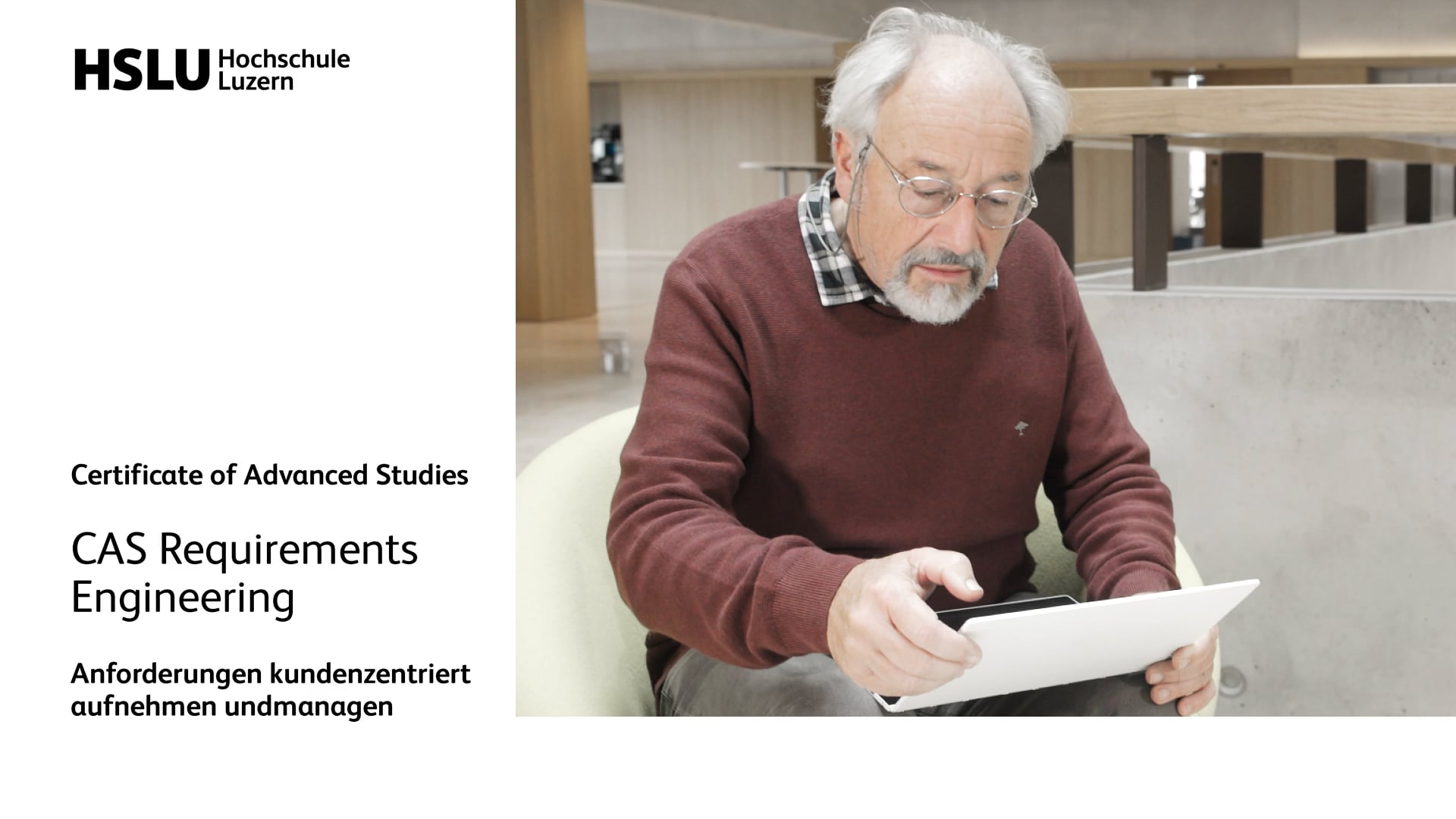 HSLU - CAS Requirements Engineering on Vimeo