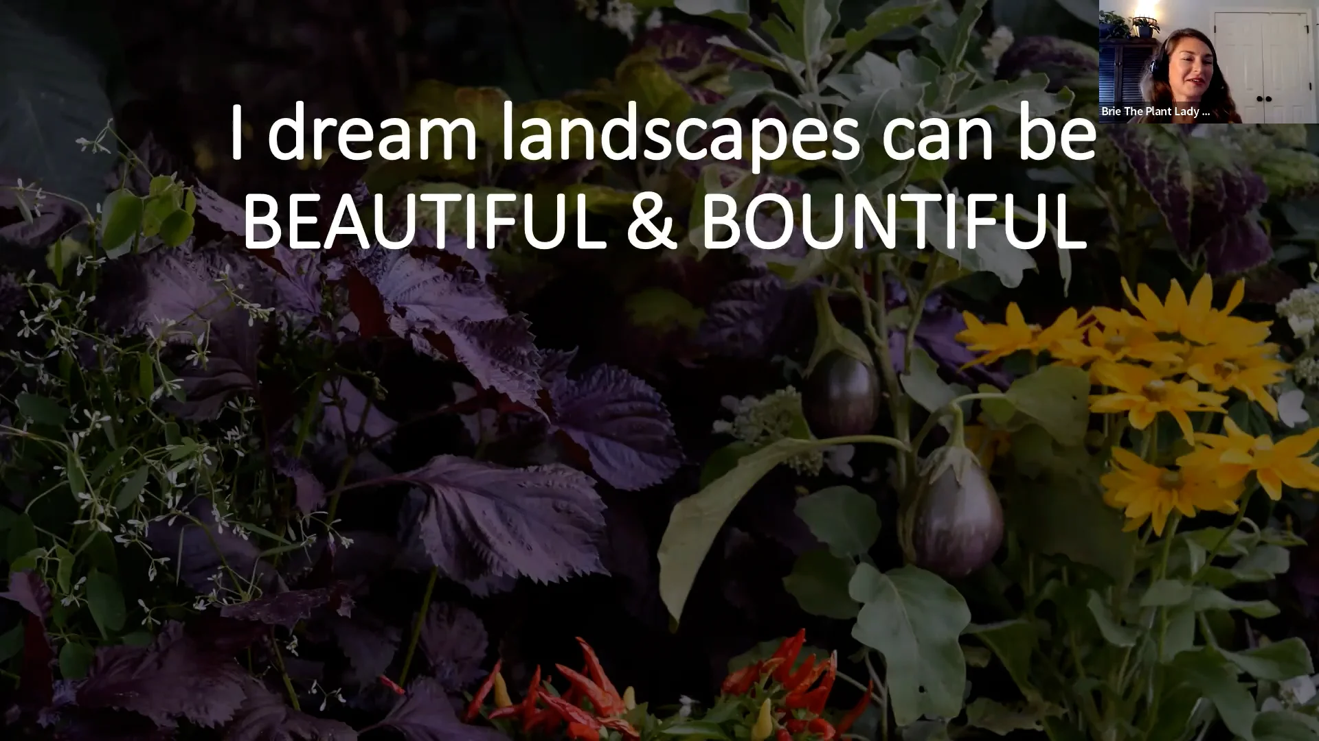 Watch Brie Arthur - Foodscaping Online | Vimeo On Demand on Vimeo