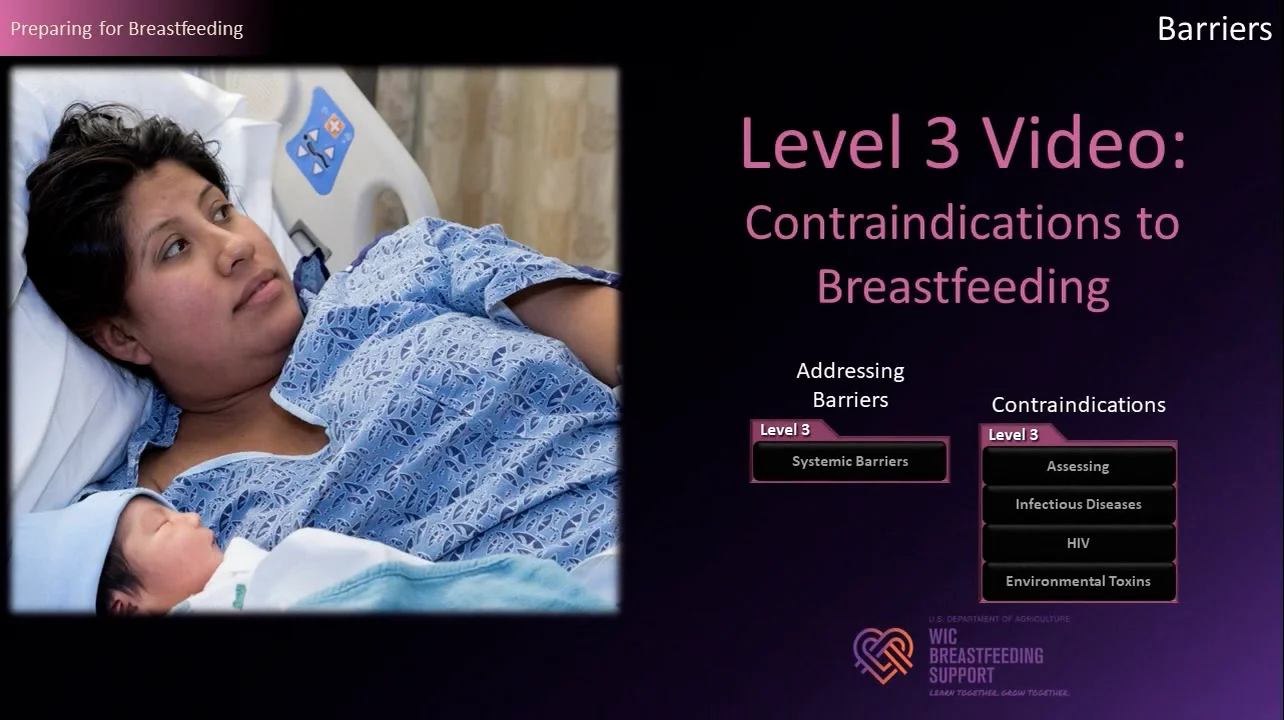 WIC Level 3 - 3-2-C-Level3-Barriers-Contraindications.wmv on Vimeo