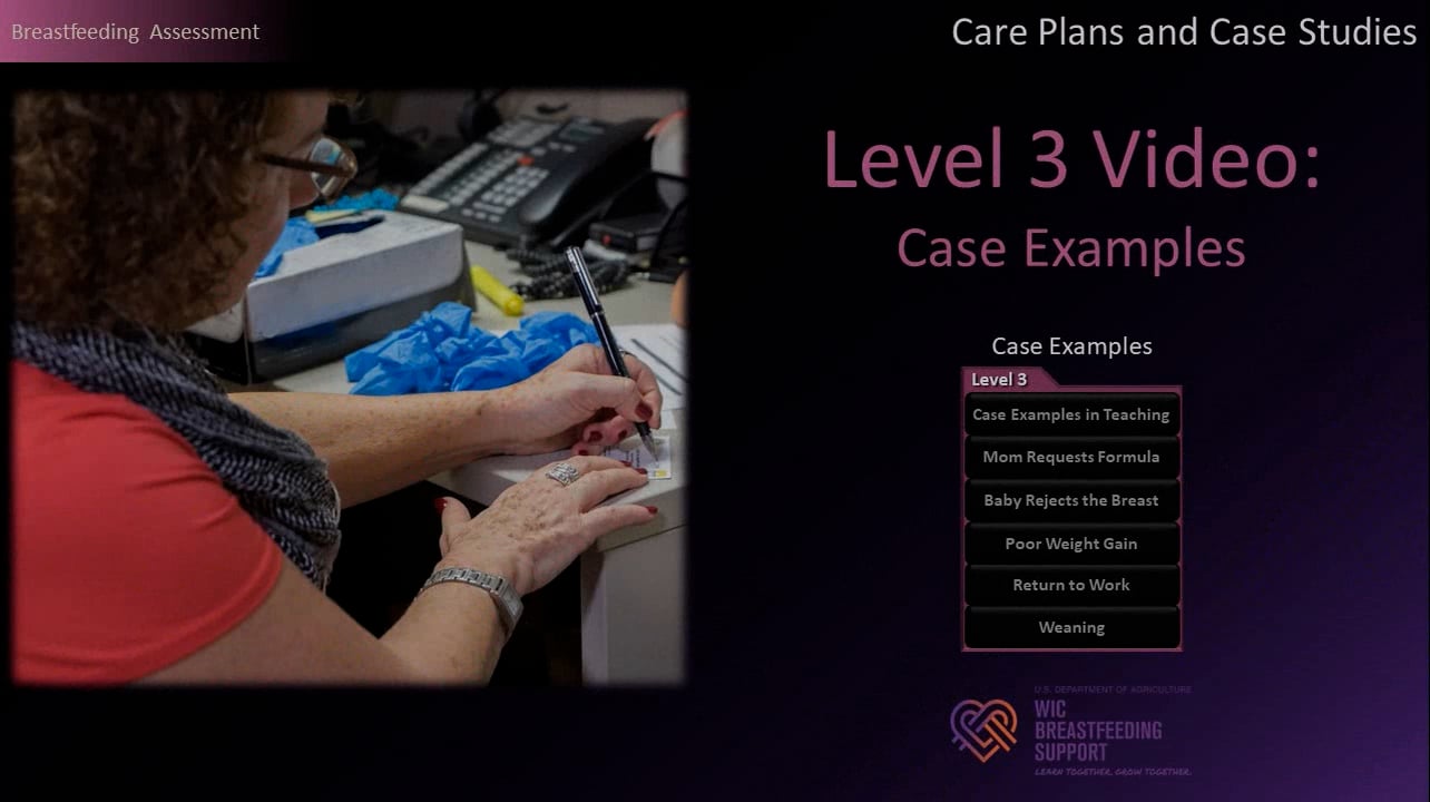WIC Level 3 - 5-3-B-Level3-CarePlanscaseStudies-CaseExamples.wmv on Vimeo