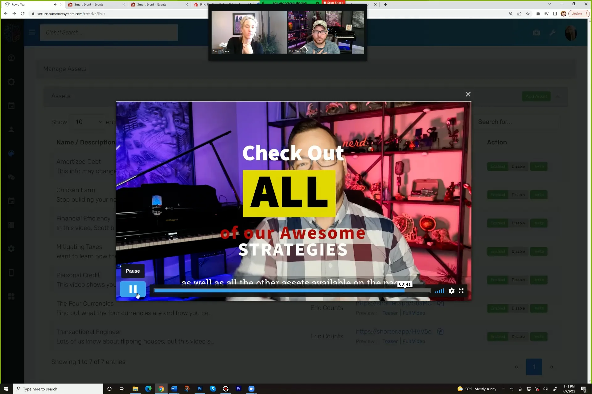 links training on Vimeo
