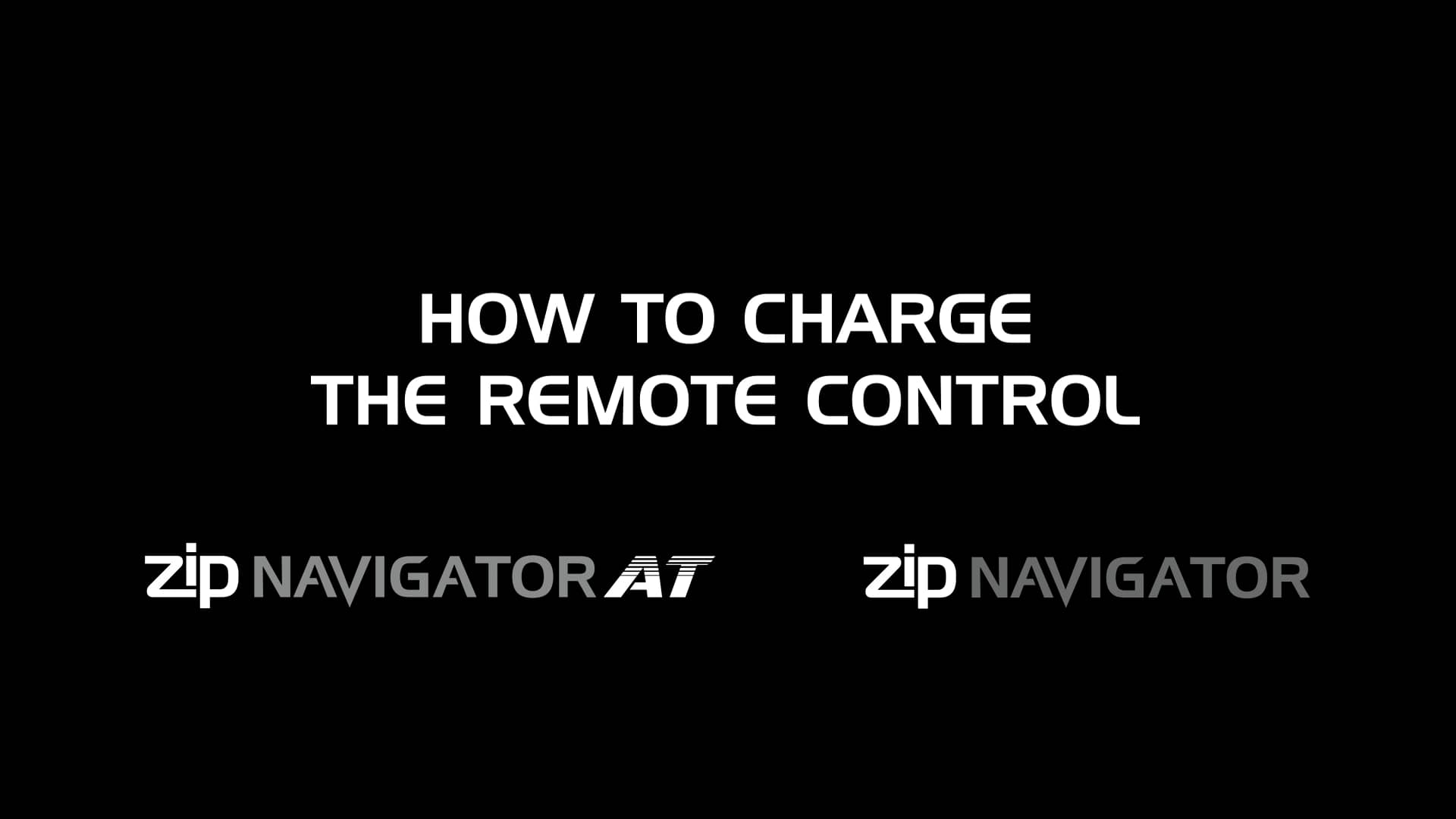 MGI Zip Nav/Nav AT - How to charge the remote control on Vimeo