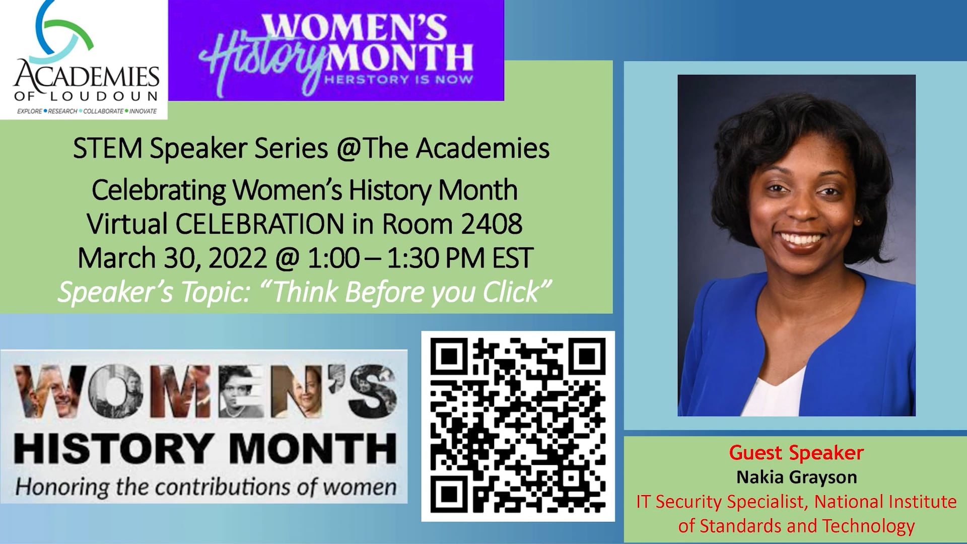 Stem Speaker Series: Nakia Grayson on Vimeo