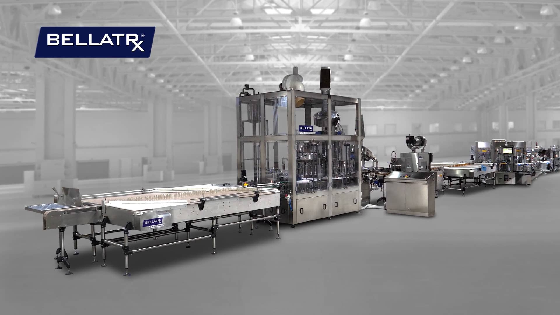 Liquid Packaging Line Integration - Whiskey - Beverage (Bi-Flow Table ...