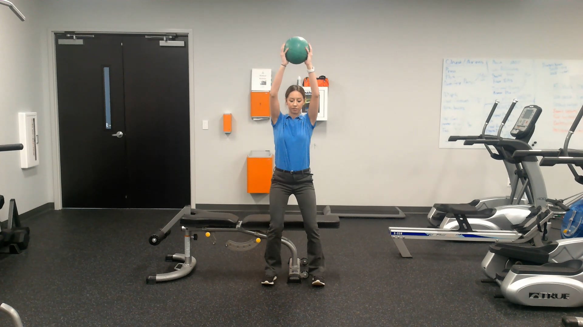 Double Leg Squat with Overhead Hold on Vimeo