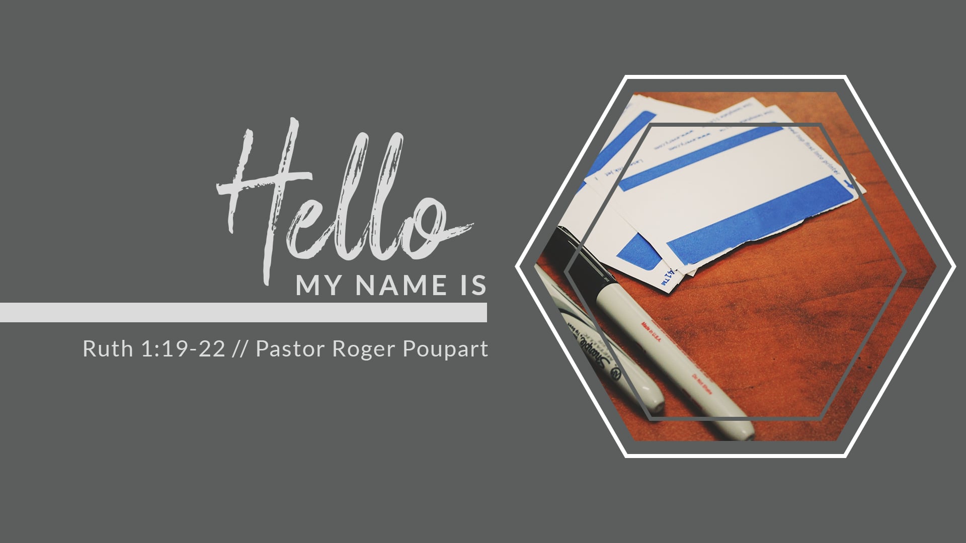 4/10/22 - Ruth 1:19-22 - Roger Poupart on Vimeo