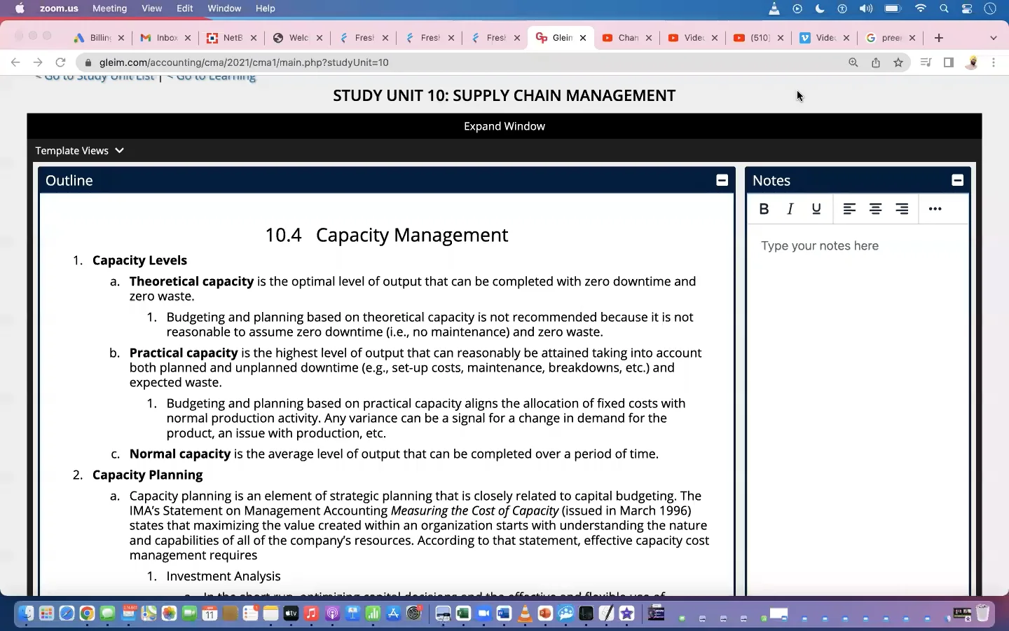 US CMA PART 1 Study Unit 10 Lecture 3 on Vimeo