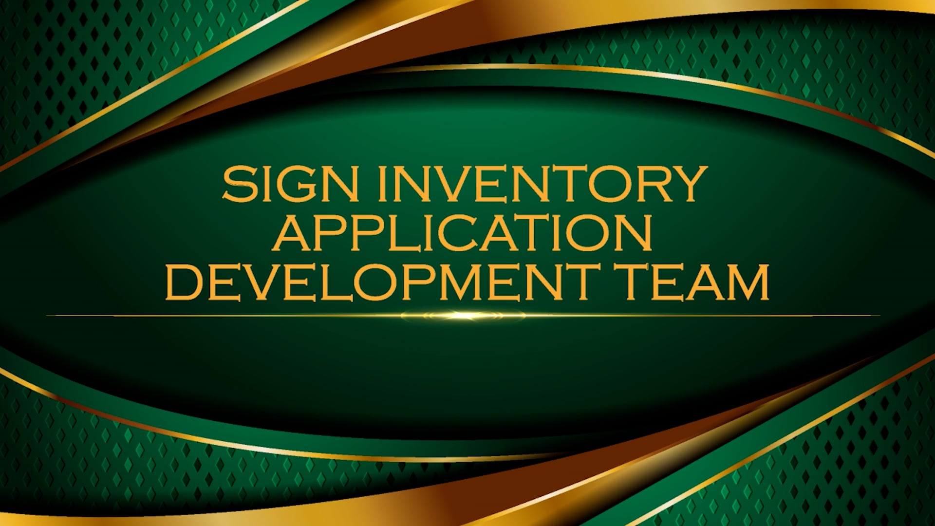 Honorable Mention: Sign Inventory Application Development Team on Vimeo