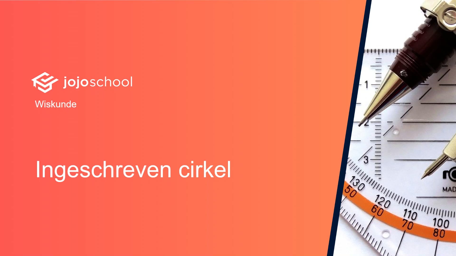 Hoe bereken je de omtrek en de oppervlakte van een cirkel | JoJoschool