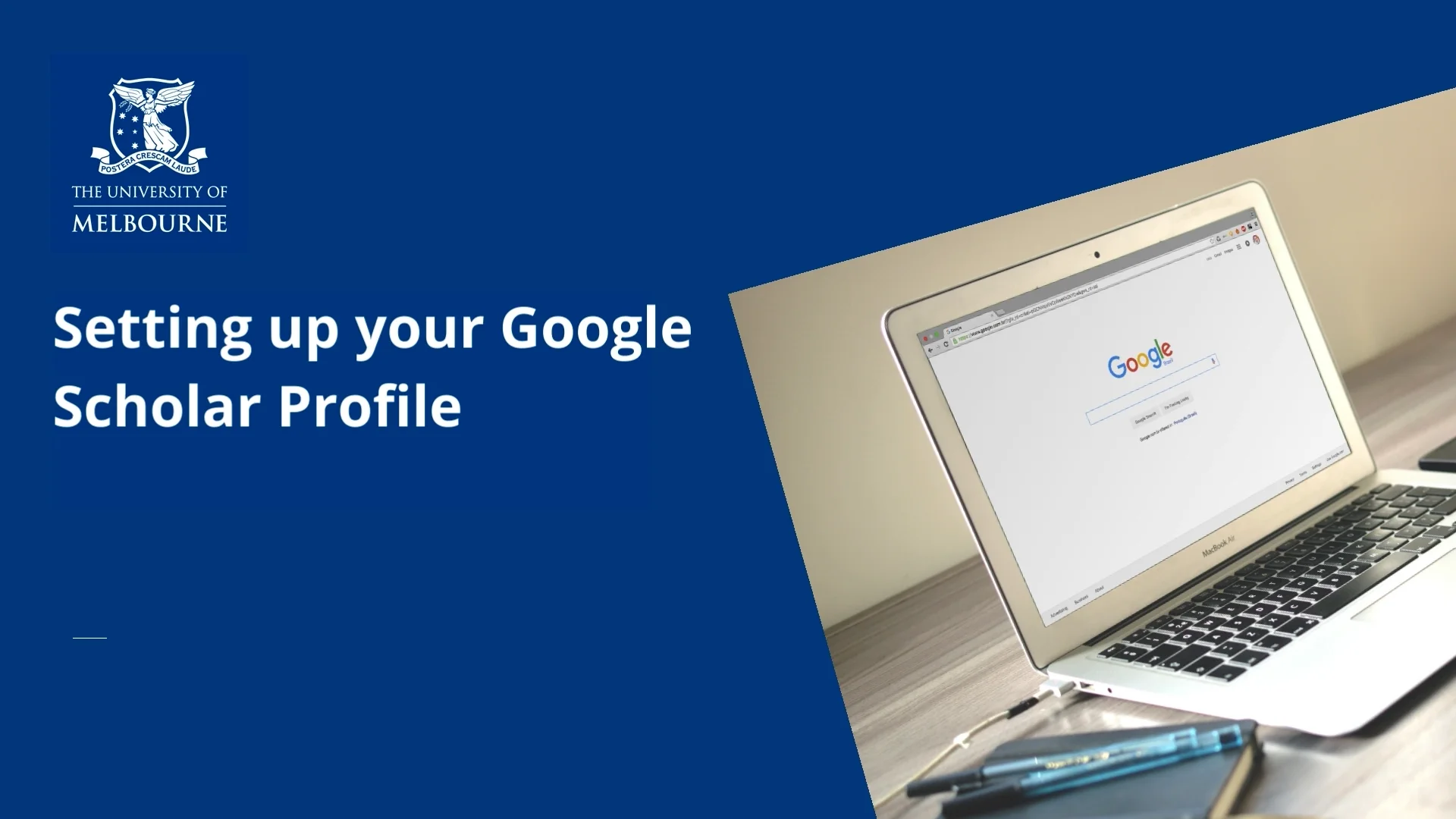Setting up your Google Scholar Profile