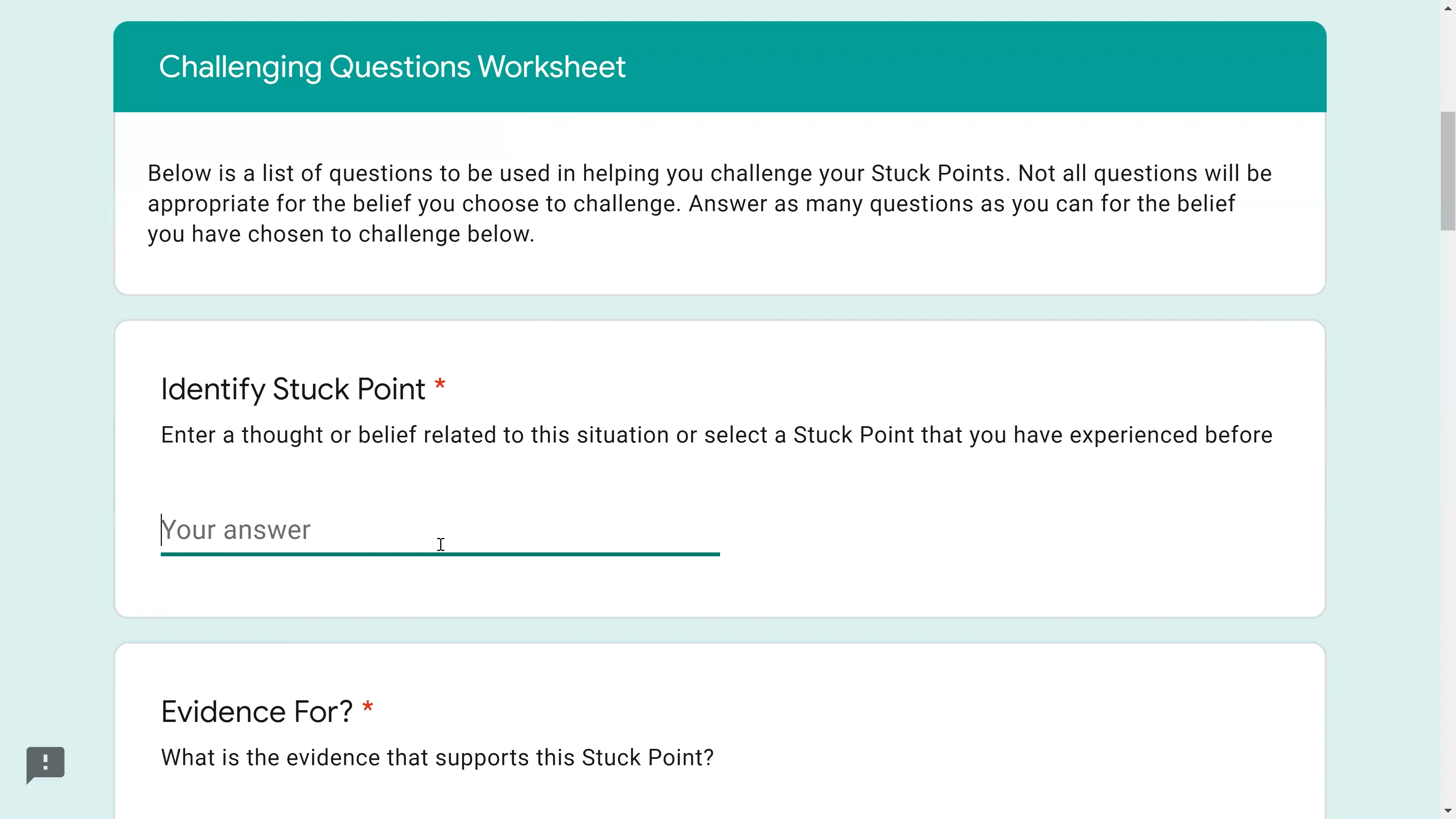 Challenging Questions Worksheet Example.mp4 on Vimeo