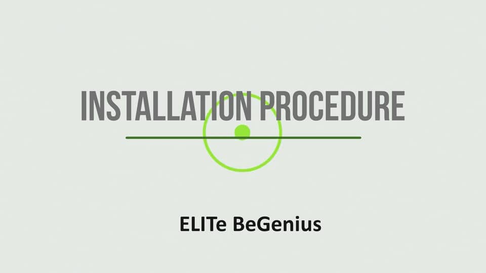 VT S002 - ELITe BeGenius Installation Procedure on Vimeo