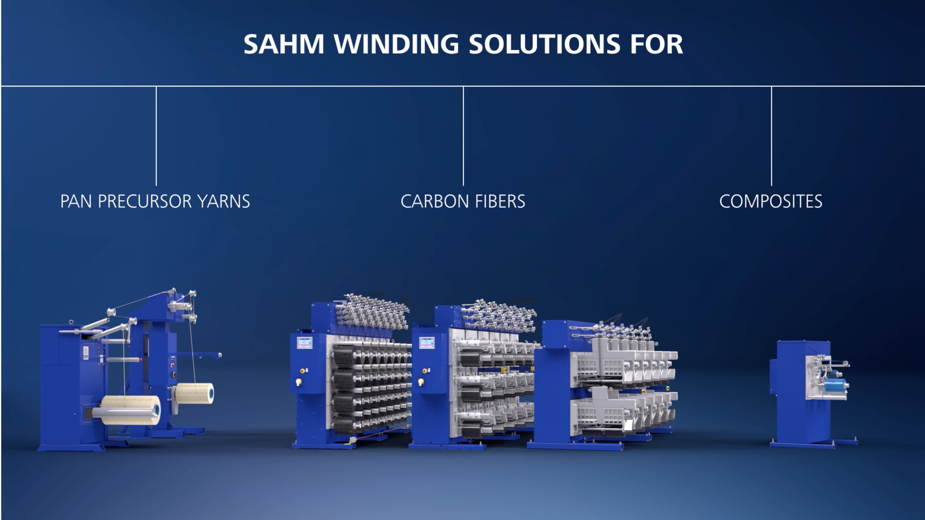 SAHM Winding Solutions - PAN precursor yarns - Carbon fibers ...