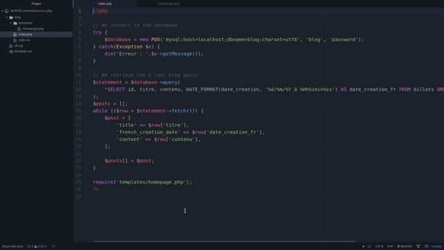 Isolez l'accès aux données - Adoptez une architecture MVC en PHP ...