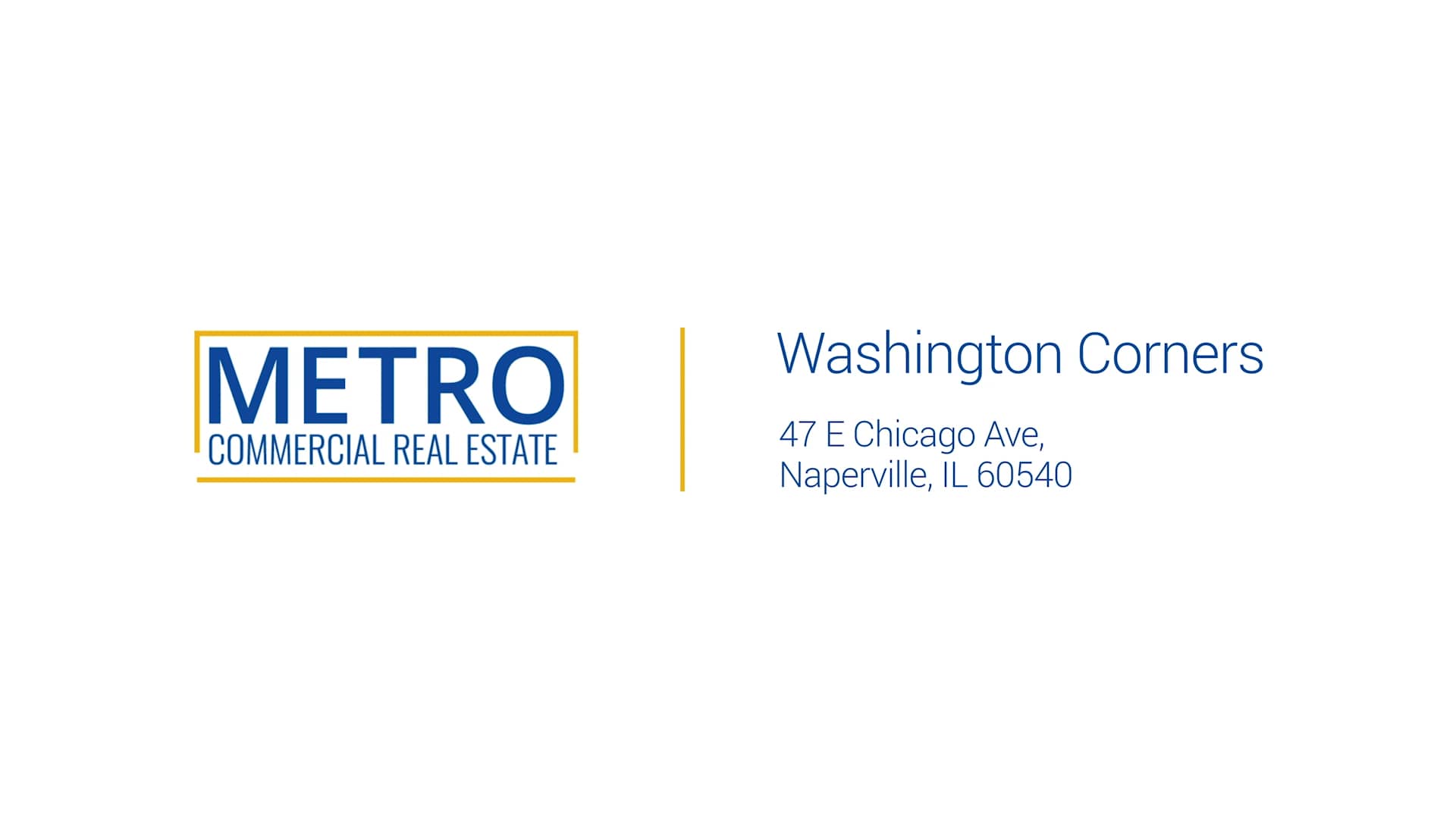 Washington Corners: 47 E Chicago Ave, Naperville, IL on Vimeo