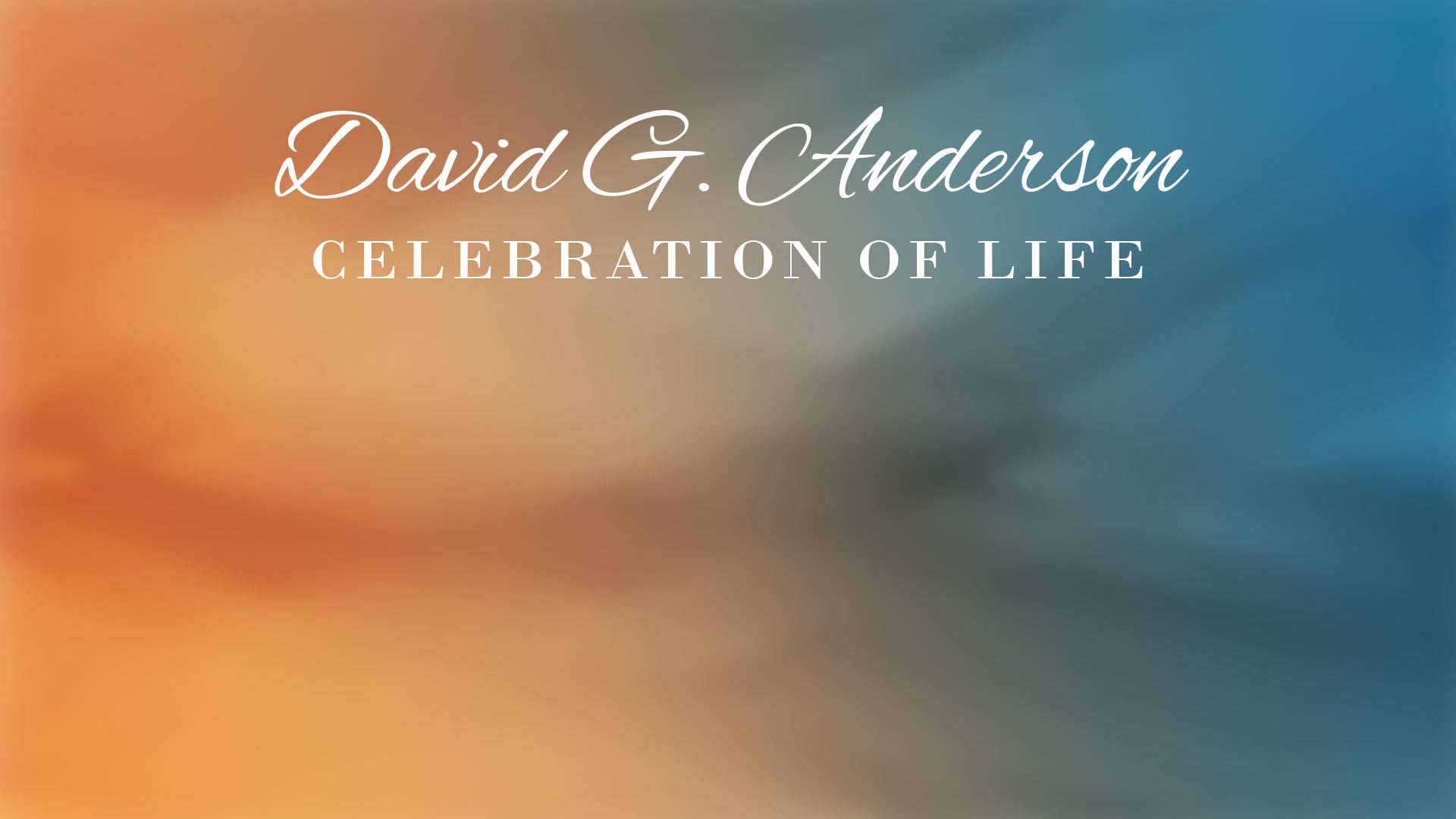 David G. Anderson on Vimeo