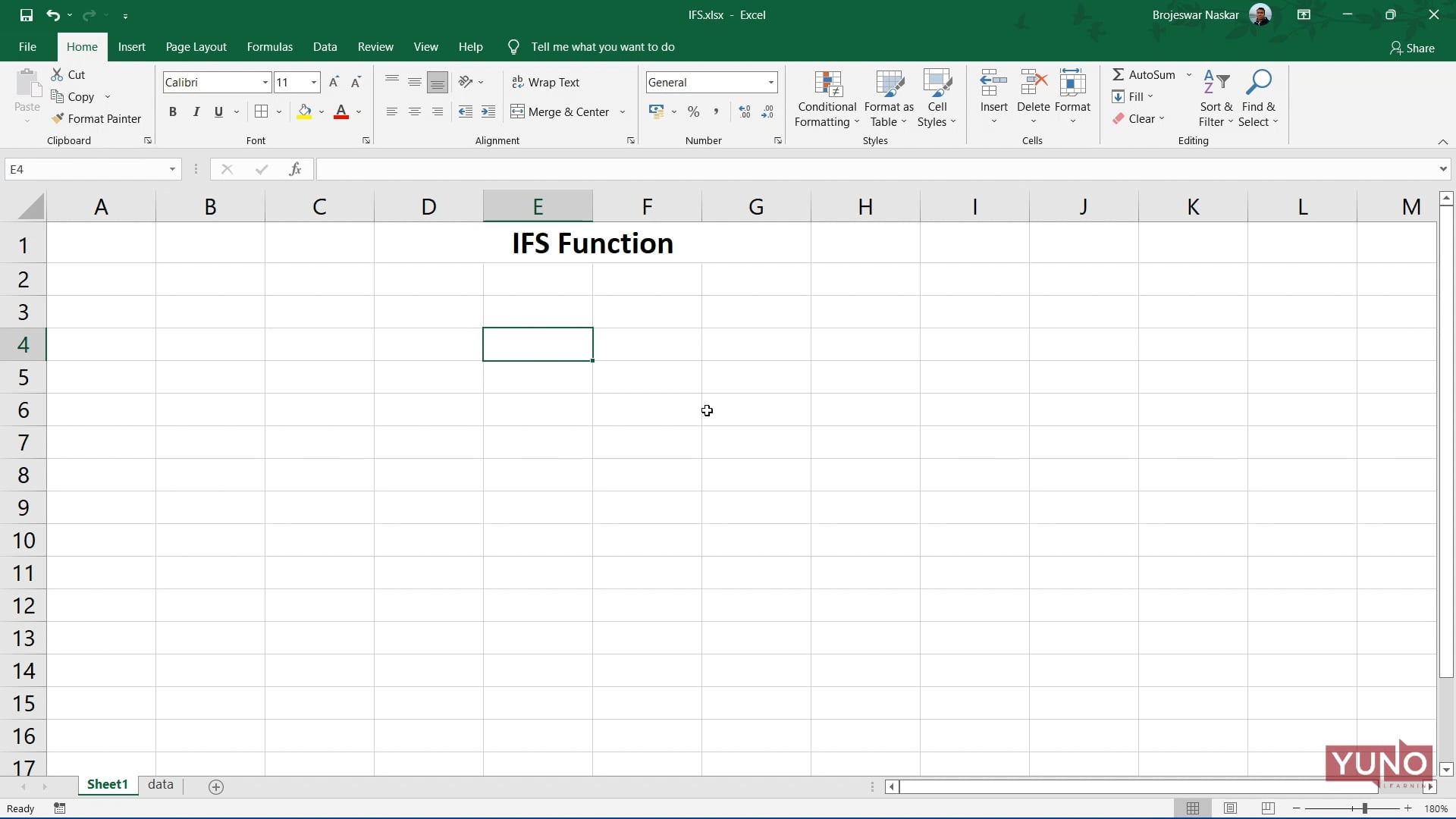Excel: IFS Function - Yuno Learning