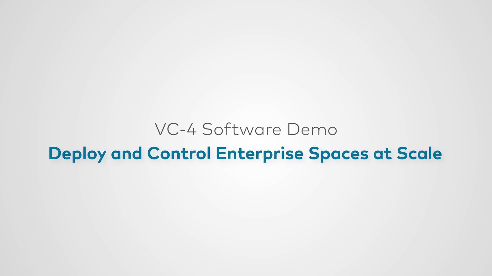 Crestron VC-4 Software Demo: Deploy and Control Enterprise Spaces at ...