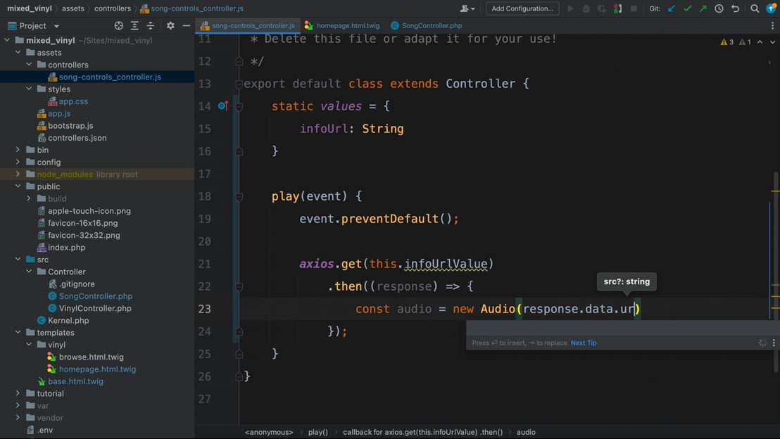 Real-World Stimulus Example > Harmonious Development with Symfony 6 | SymfonyCasts