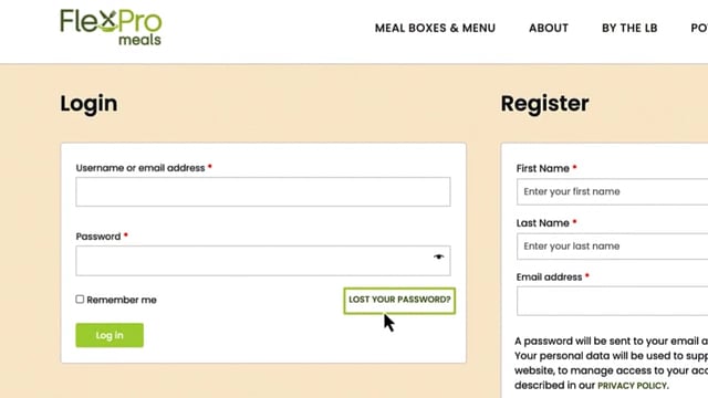 Resetting your password on Vimeo