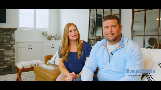 Olympic Blinds | Steve and Jessica Poulos Testimonial on Vimeo