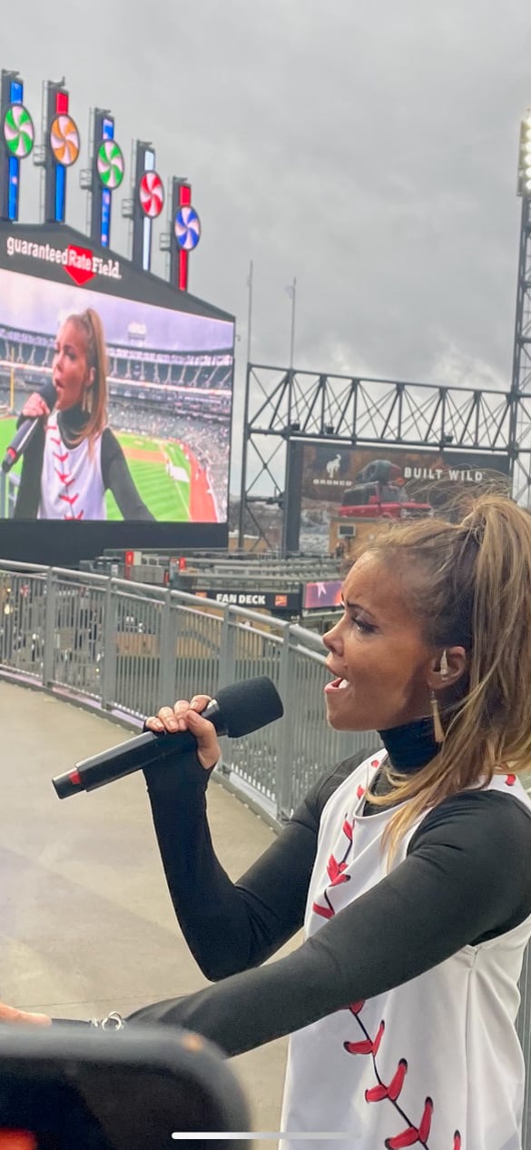 Tammy Cash Sings the National Anthem 2022 Chicago on Vimeo
