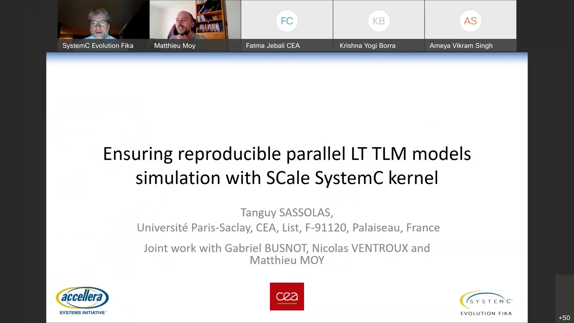 Ensuring Reproducible Parallel LT TLM Models Simulation with SCale ...