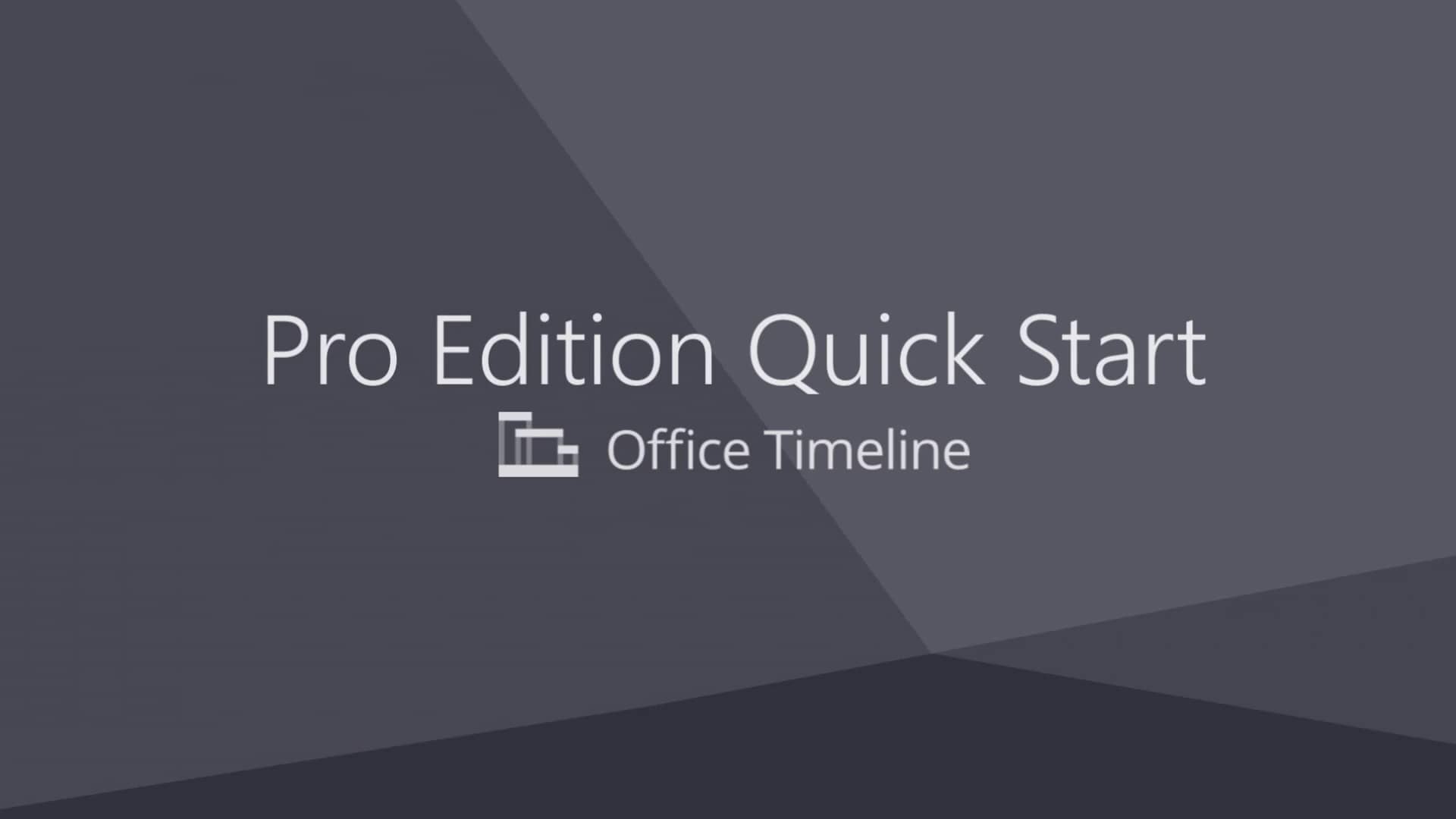 Office Timeline Pro Edition Quick Start on Vimeo