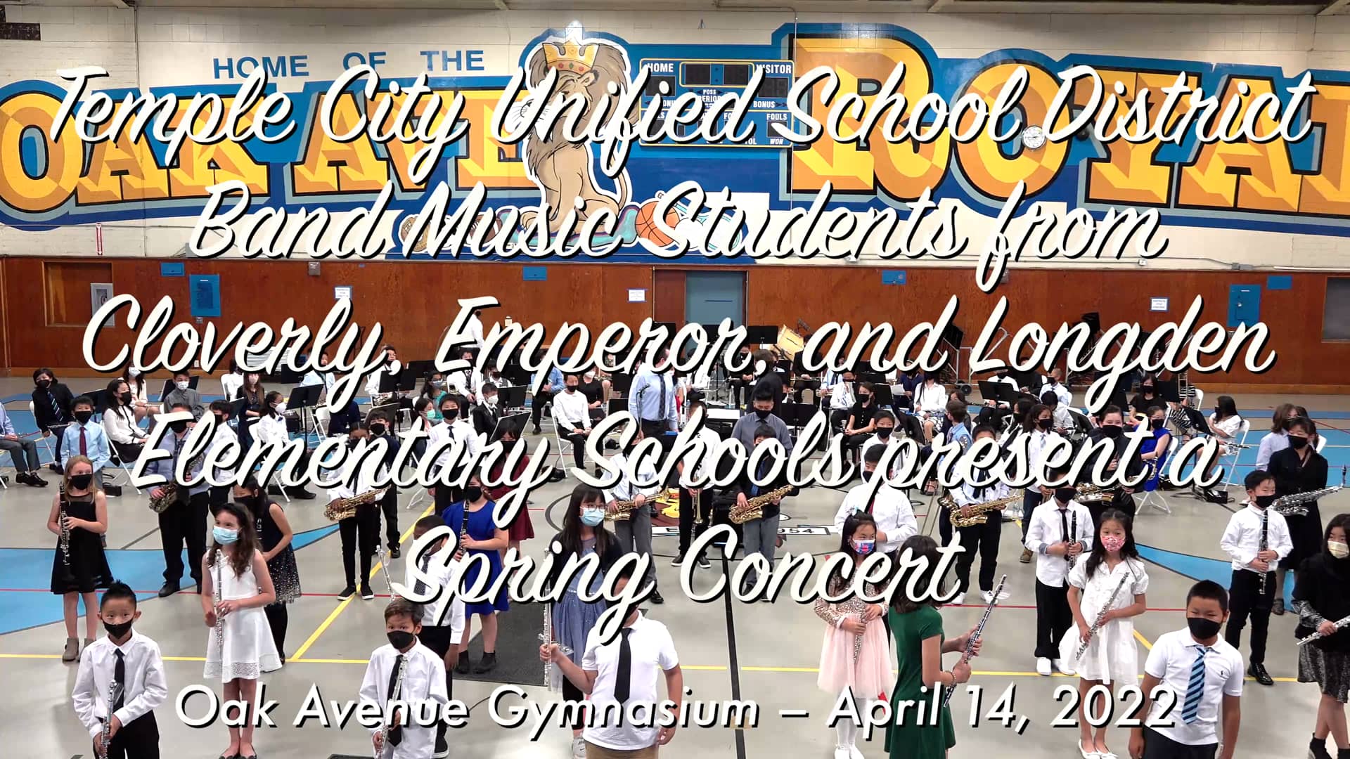 April 14, 2022 – Cloverly, Emperor, and Longden Elementary Band Spring ...