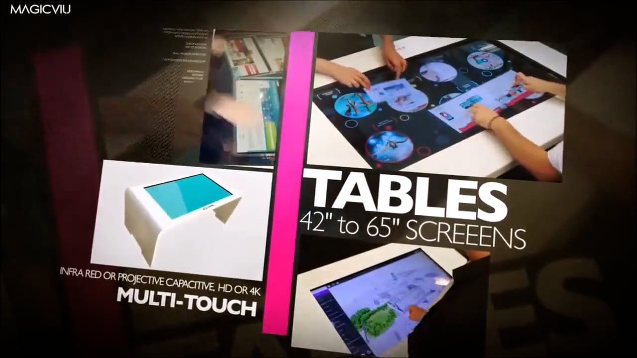 MAGICVIU Promultis Multitouch Screens Intro on Vimeo