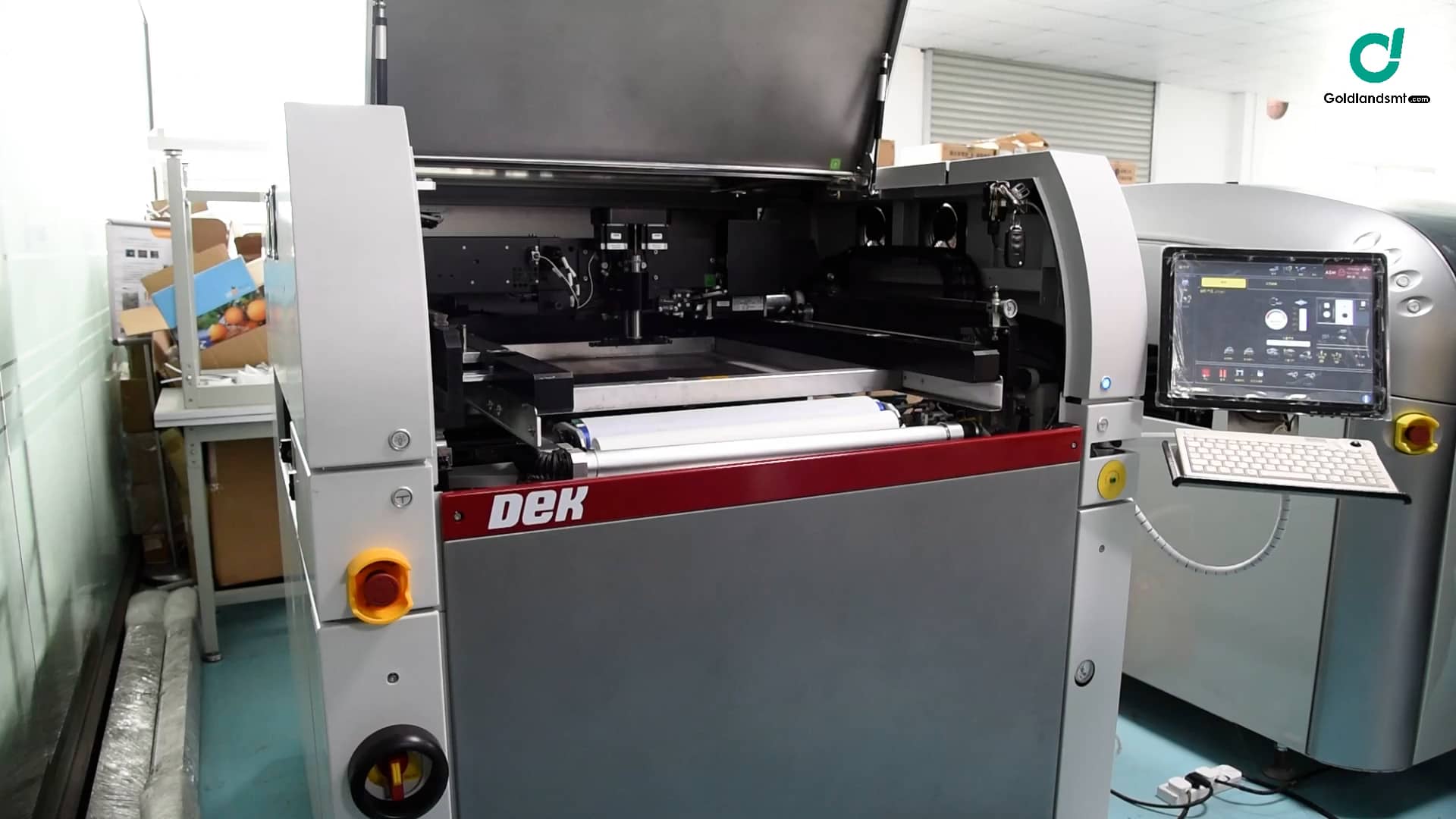 2017 vintage DEK NEO HORIZON 03IX SMT PASTE PRINTER .mp4 on Vimeo