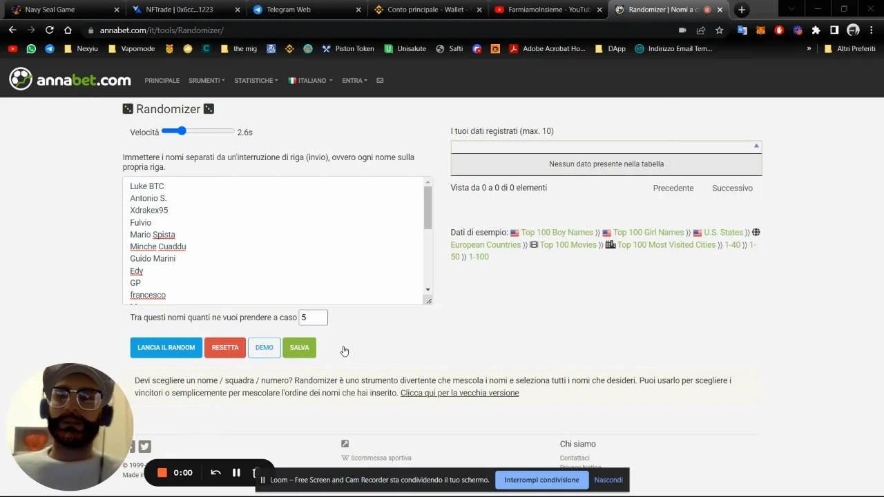 Randomizer vincitori WL Rolled Spring.mp4 on Vimeo