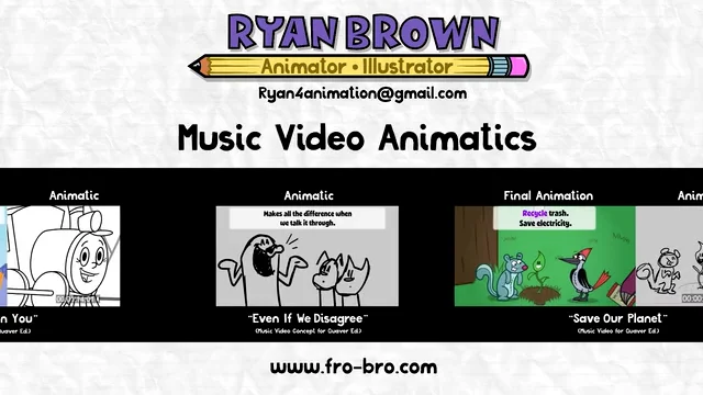 Music Video Animatics on Vimeo