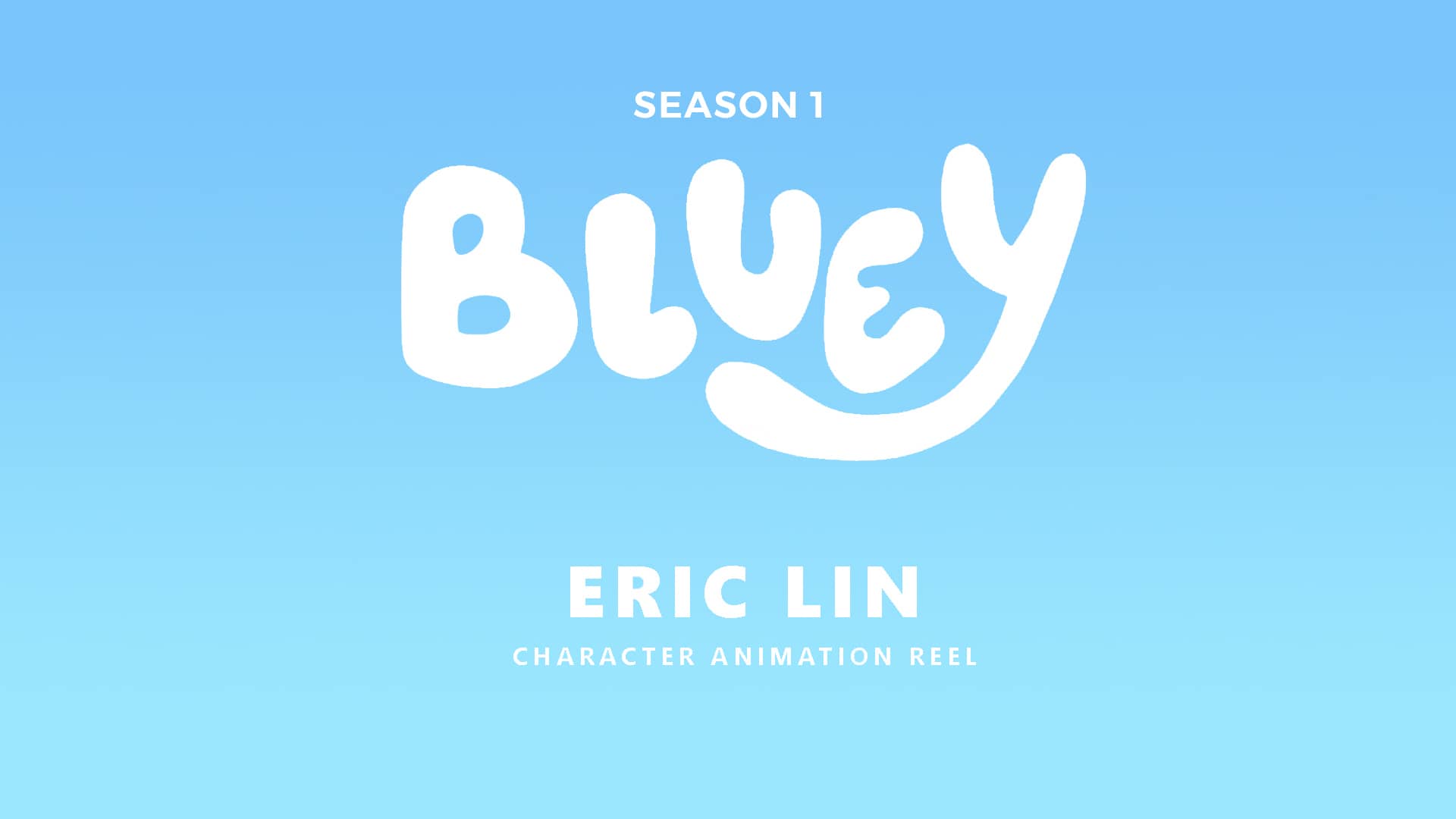 Bluey Animation Reel Season 1 on Vimeo