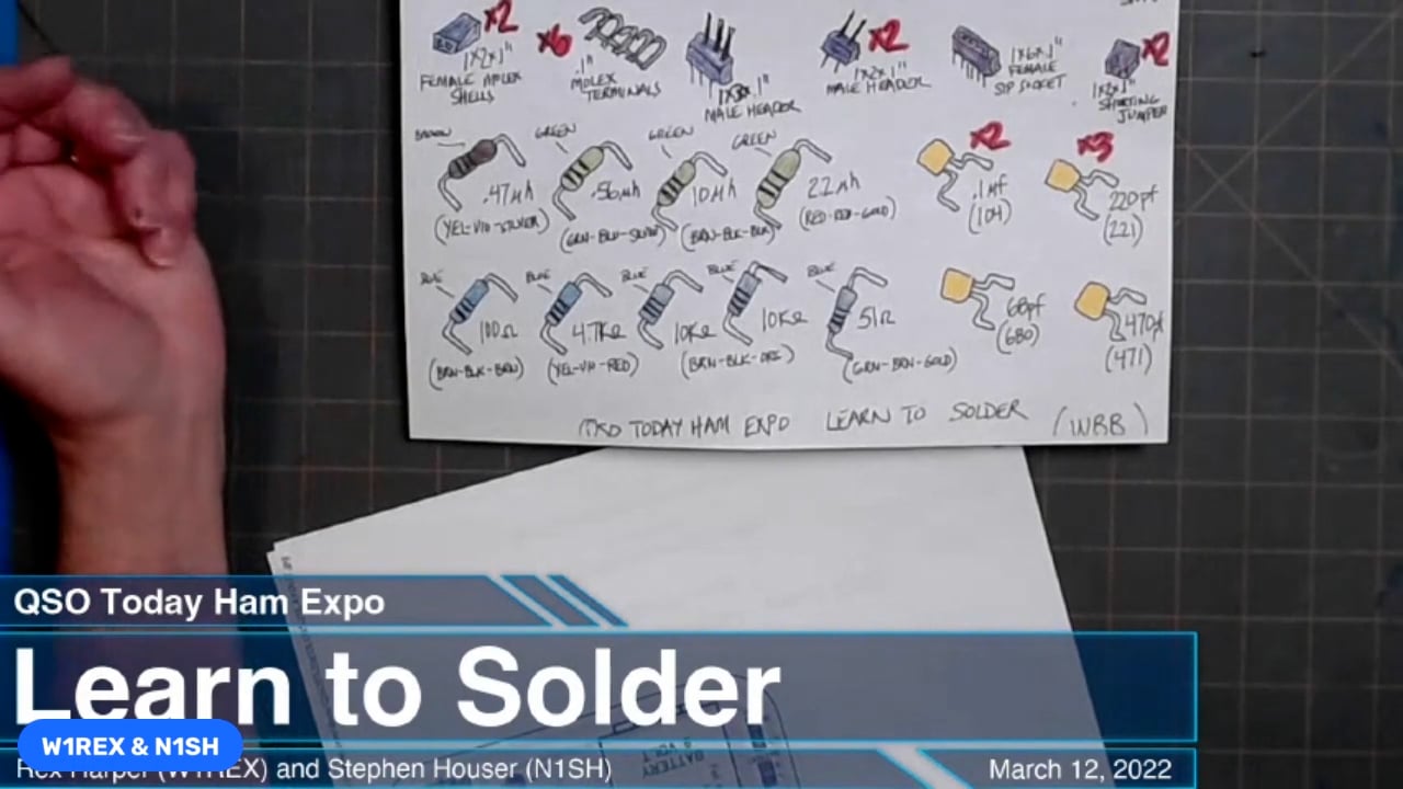 Beginners Buildathon - Rex Harper W1REX, Stephen Houser N1SH - with Q ...