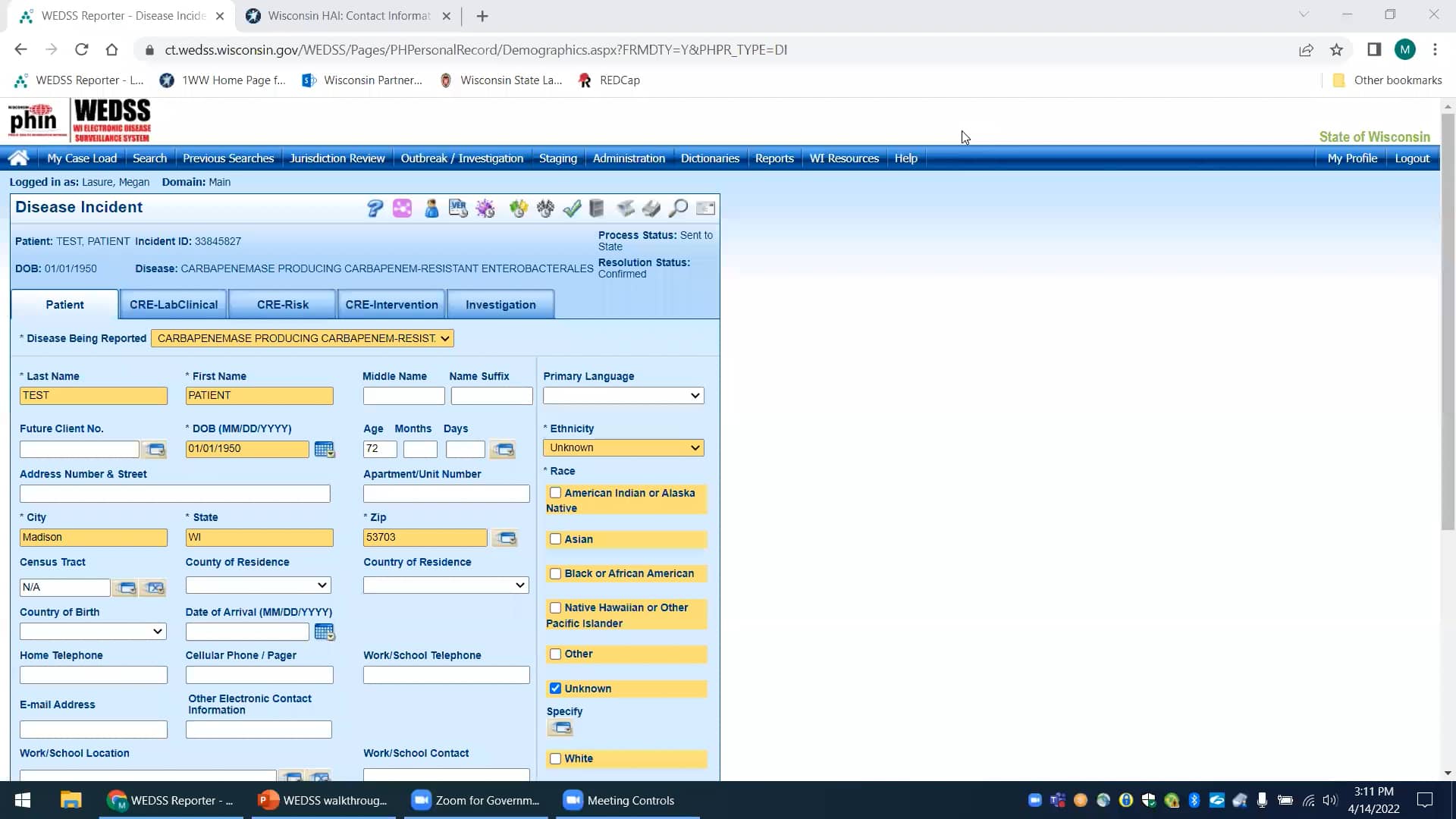 CP-CRE WEDSS Walkthrough on Vimeo