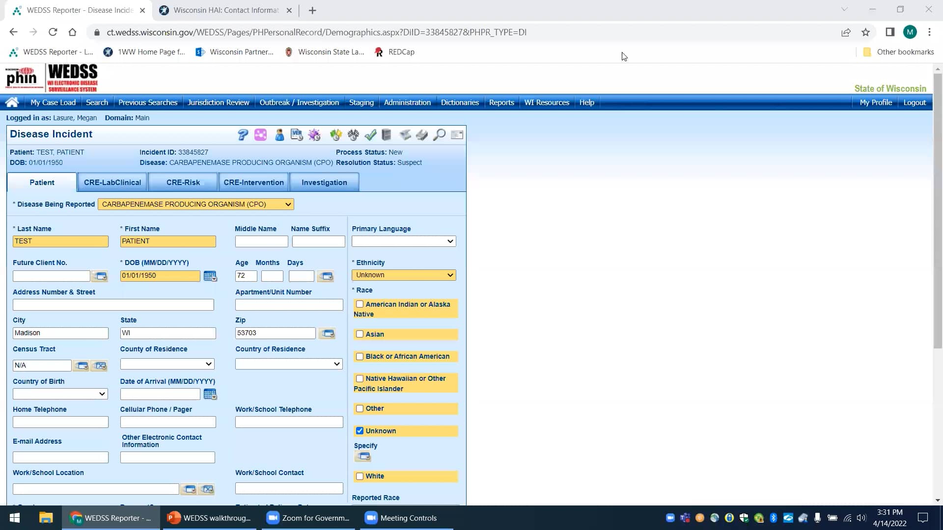 CPO WEDSS walkthrough on Vimeo
