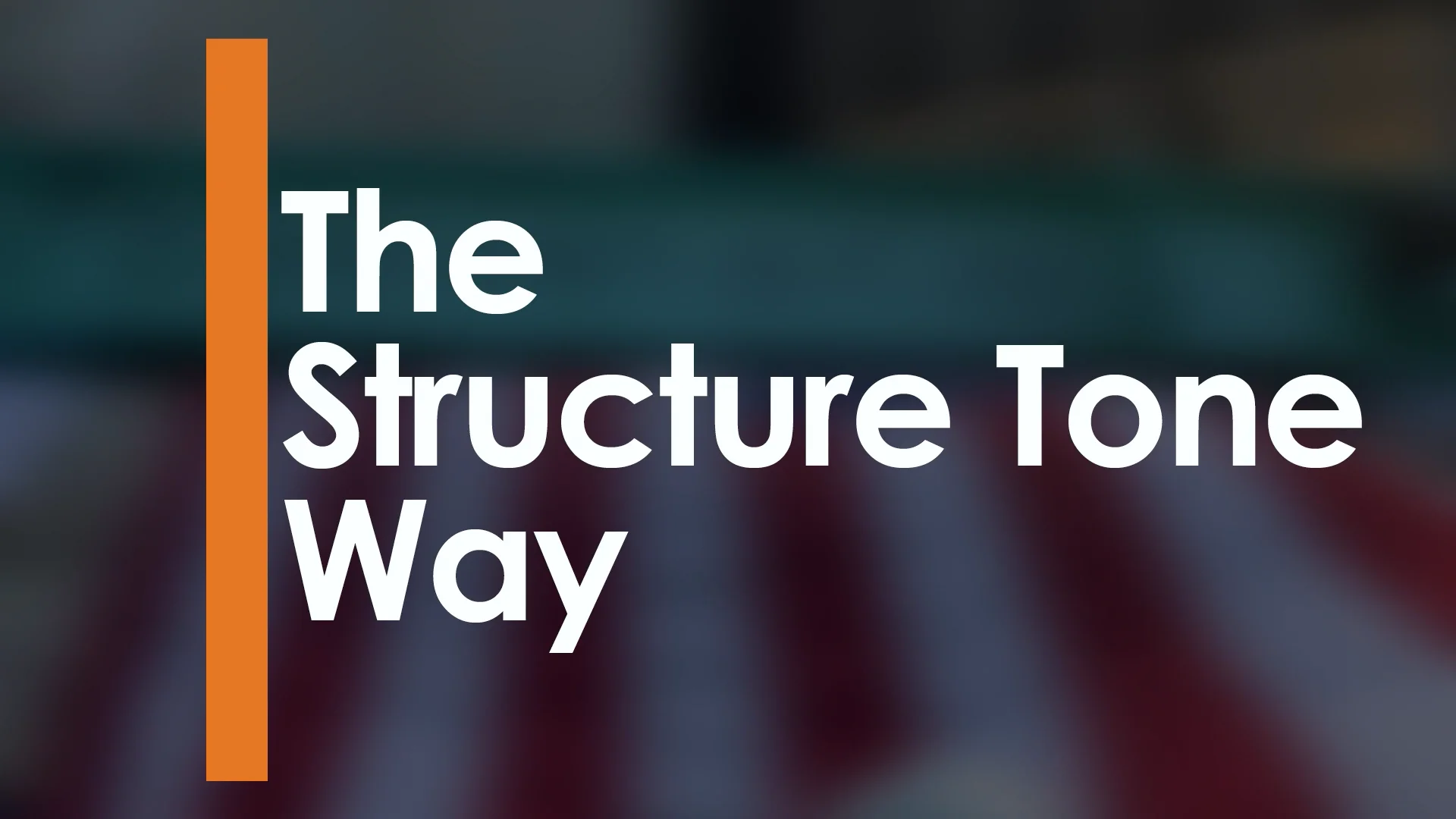 Structure Tone WIP - SAMPLE3E_STRUCTURE TONE WAY.mp4 on Vimeo