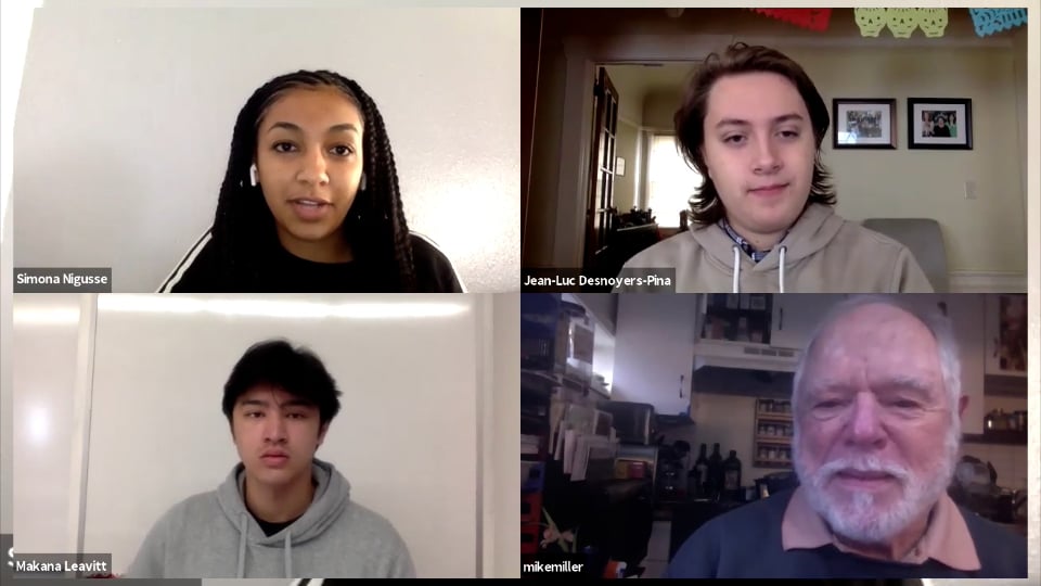 Interviews and discussions between students and Civil Rights Movement ...