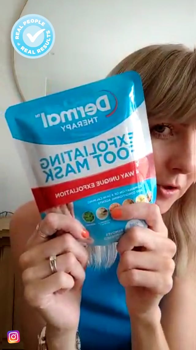 Exfoliating Foot Mask | Dermal Therapy