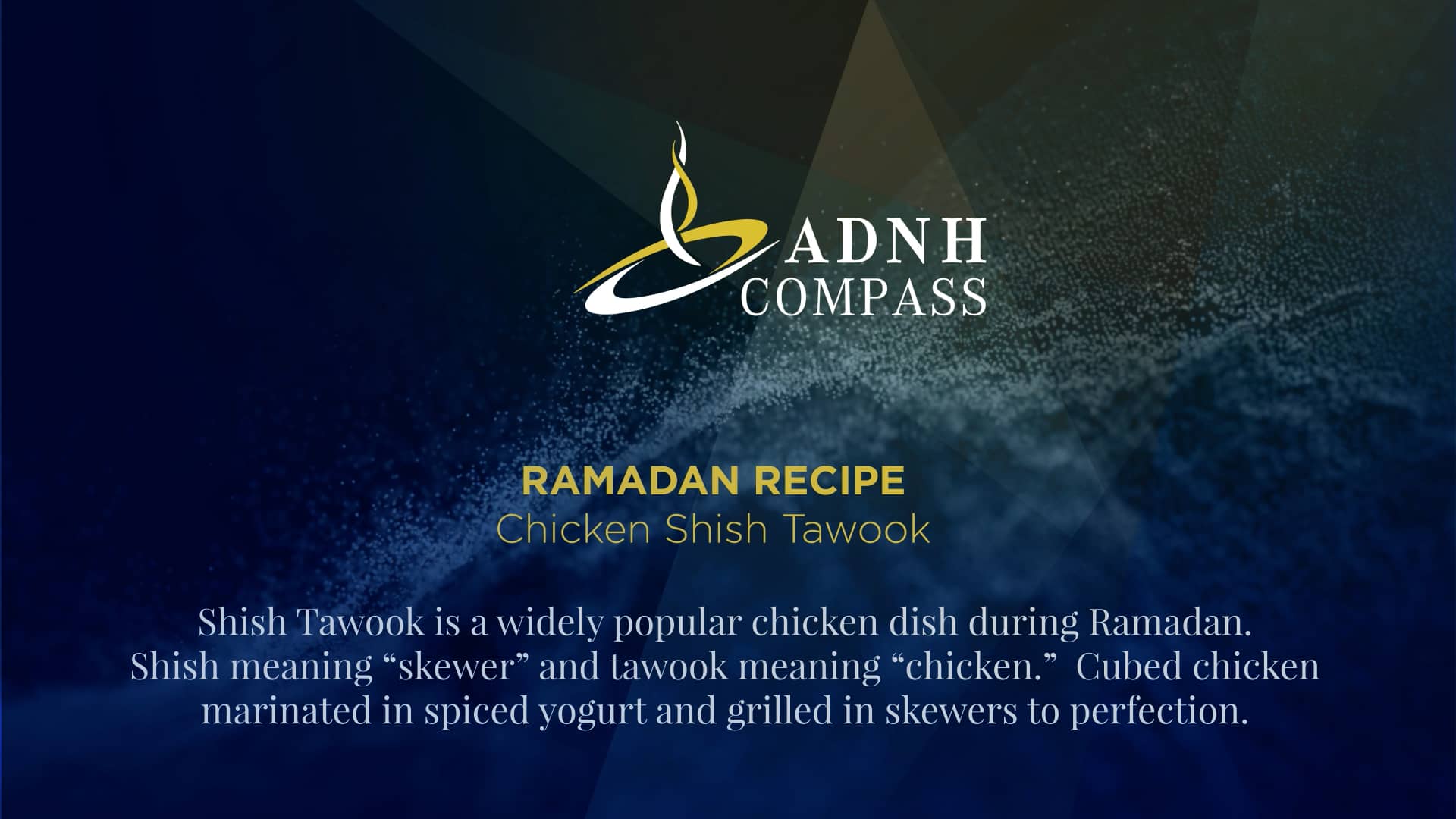 ADNH Compass Ramadan Recipe on Vimeo